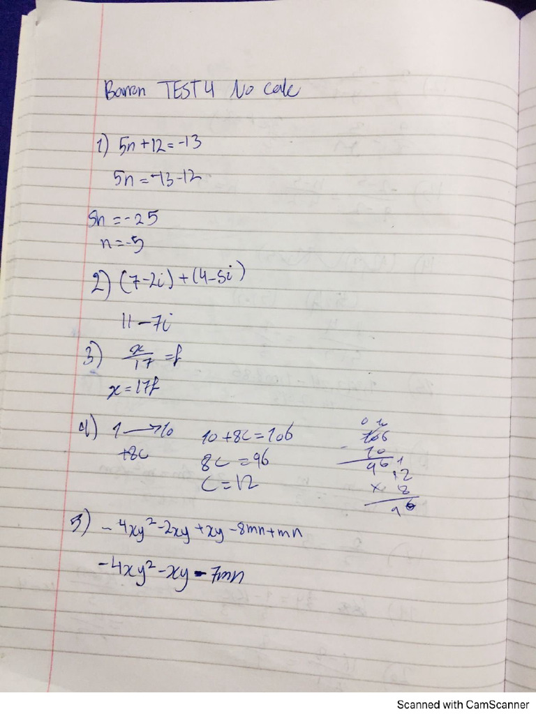 Barron Test 4 No Calc and Calc | PDF