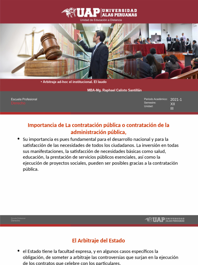 Arbitraje Estatal: Institucional vs Ad Hoc | PDF | Arbitraje | Gobierno
