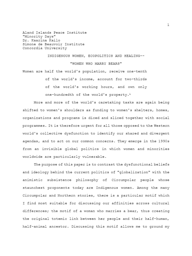 WOMEN_WHO_MARRY_BEARS | PDF
