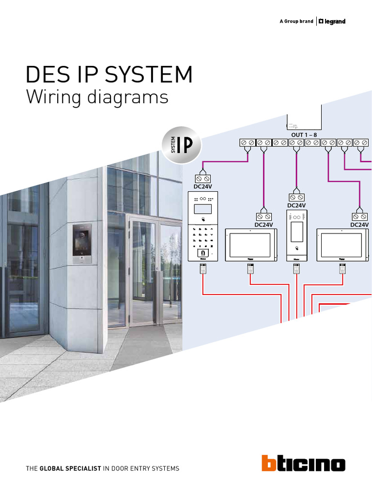 Wiring Diagrams AD-EXCMWDIP 22C ENG | PDF | Network Switch | Power Supply