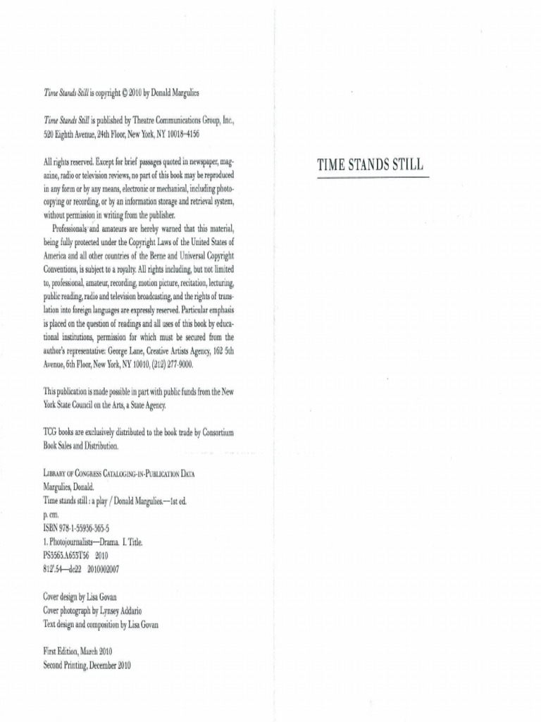 Time Stands Still | PDF