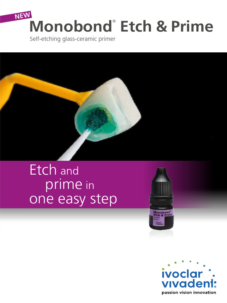 Monobond Etch & Prime | PDF | Adhesive | Building Engineering