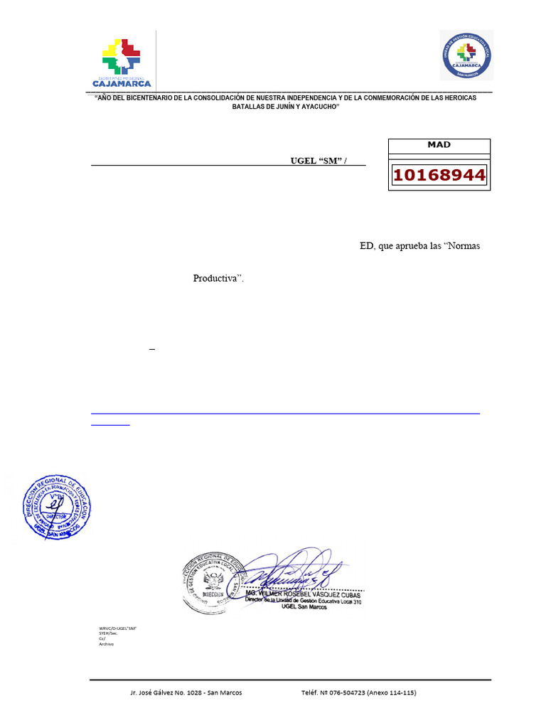 OFICIO MULT. 224-2024-IIEE. | PDF