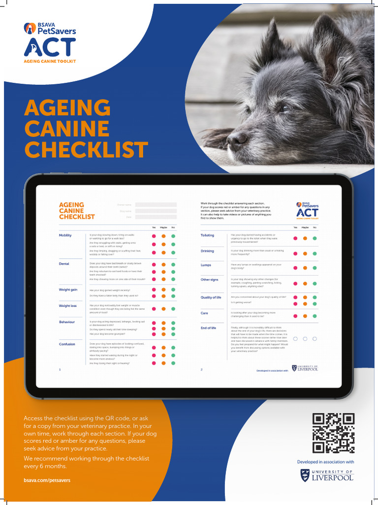 Bsava Petsavers Ageing Canines Poster | PDF
