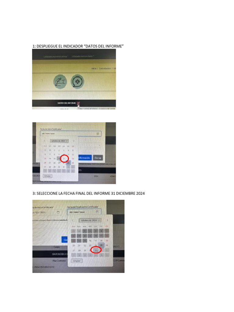 Instructivo Segunda Cta Cobro 10 Al 31 Diciembre Ebeh | PDF
