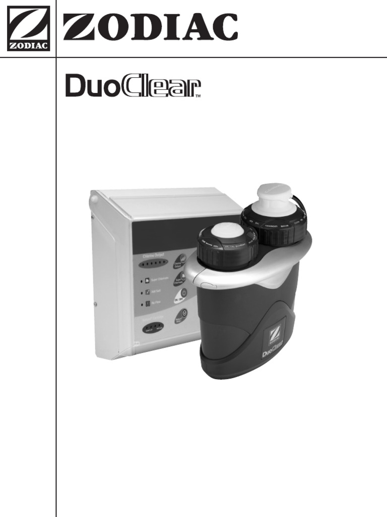 Zodiac DuoClear Manual | PDF | Alkalinity | Ph