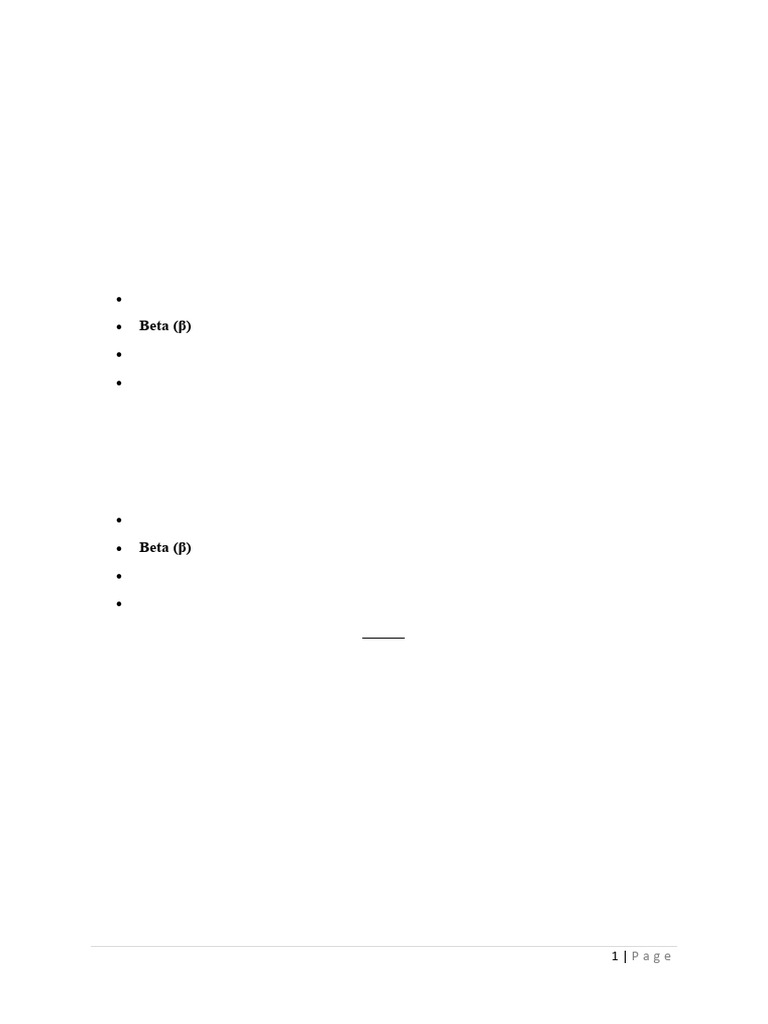 Case Study - Capital Asset Pricing Model | PDF