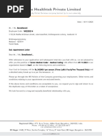 Salaried GP Contract & Offer Letter Guide | PDF | National Health ...