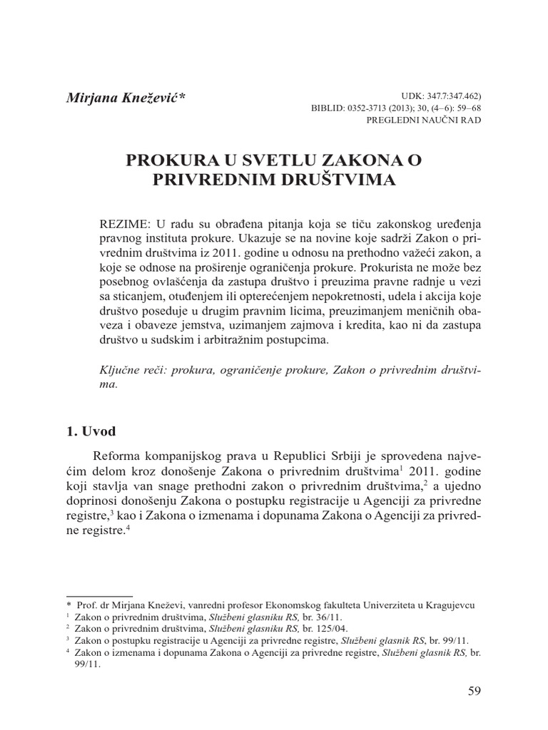 Prokura | PDF