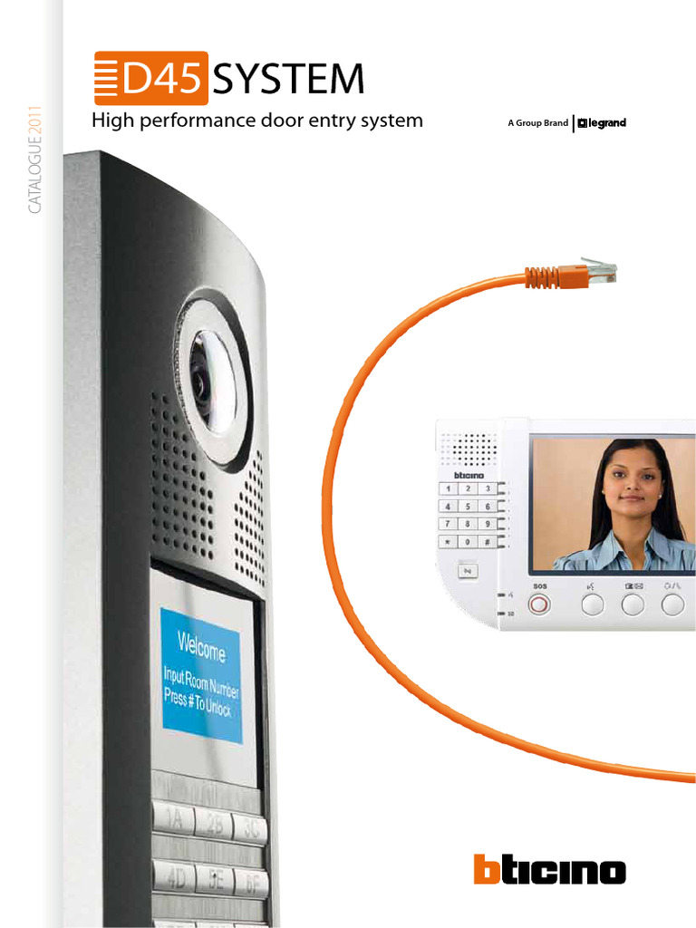 Bticino - High performance door entry system catalog | PDF | Computer ...