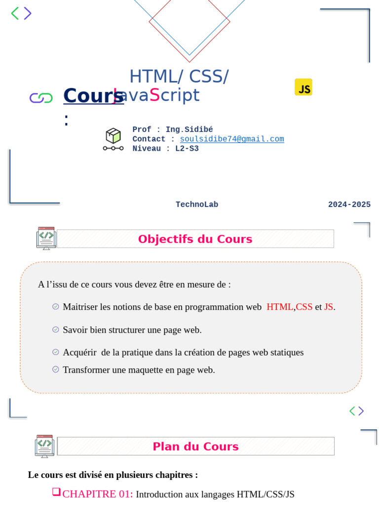 Cours01 Introduction HTML Css u | PDF | Internet | Internet et Web Cours01 Introduction HTML Css u | PDF | Internet | Internet et Web