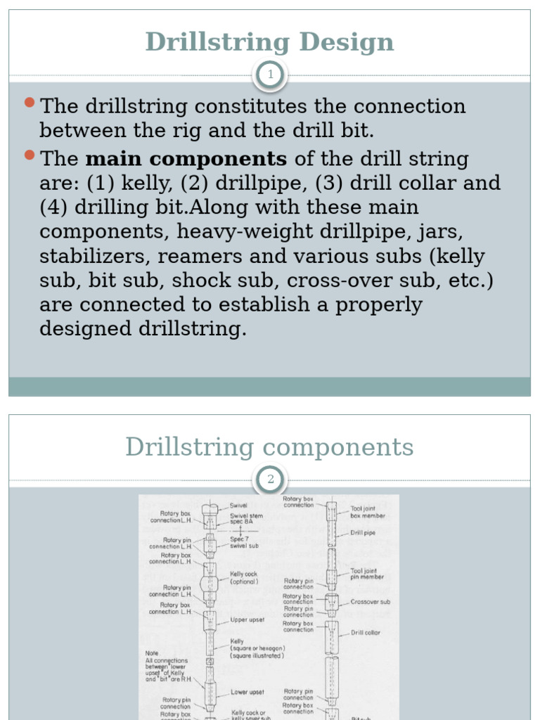 Lecture No. 2 - Drillstring Design | PDF | Mechanical Engineering | Mechanics