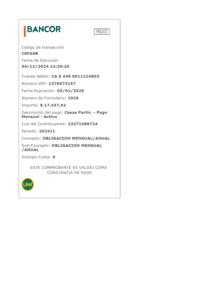 Pagos VEP AFIP - 6 | PDF