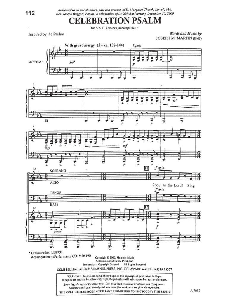 Celebration Psalm | PDF