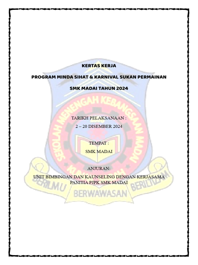 Muka Depan KK | PDF