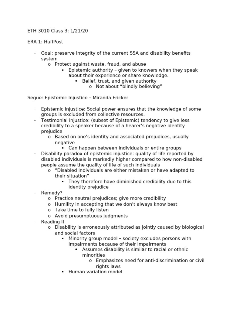 Eth 3010 Class 3 Pdf