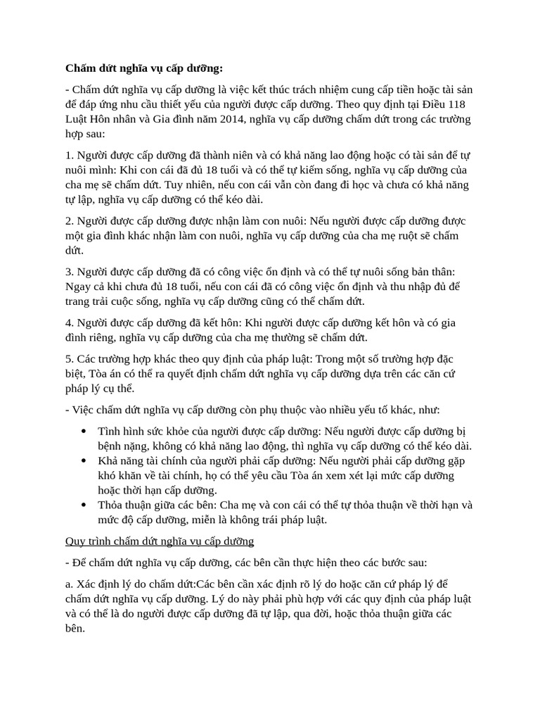 Cham Dut Nghia Vu Cap Duong | PDF