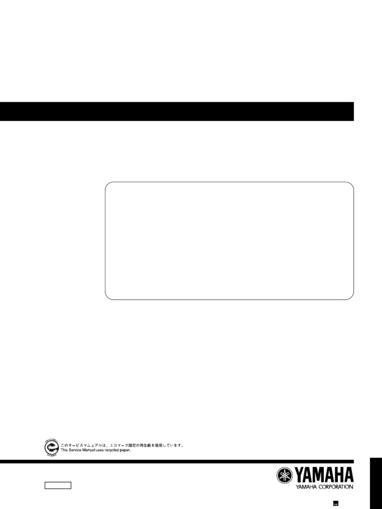 Yamaha RX-SL80 Service Manual | PDF | Solder | Information And Communications Technology