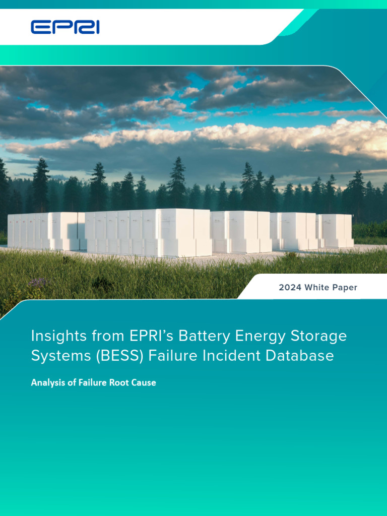ESS Incident Database | PDF | Lithium Ion Battery | Fire Safety