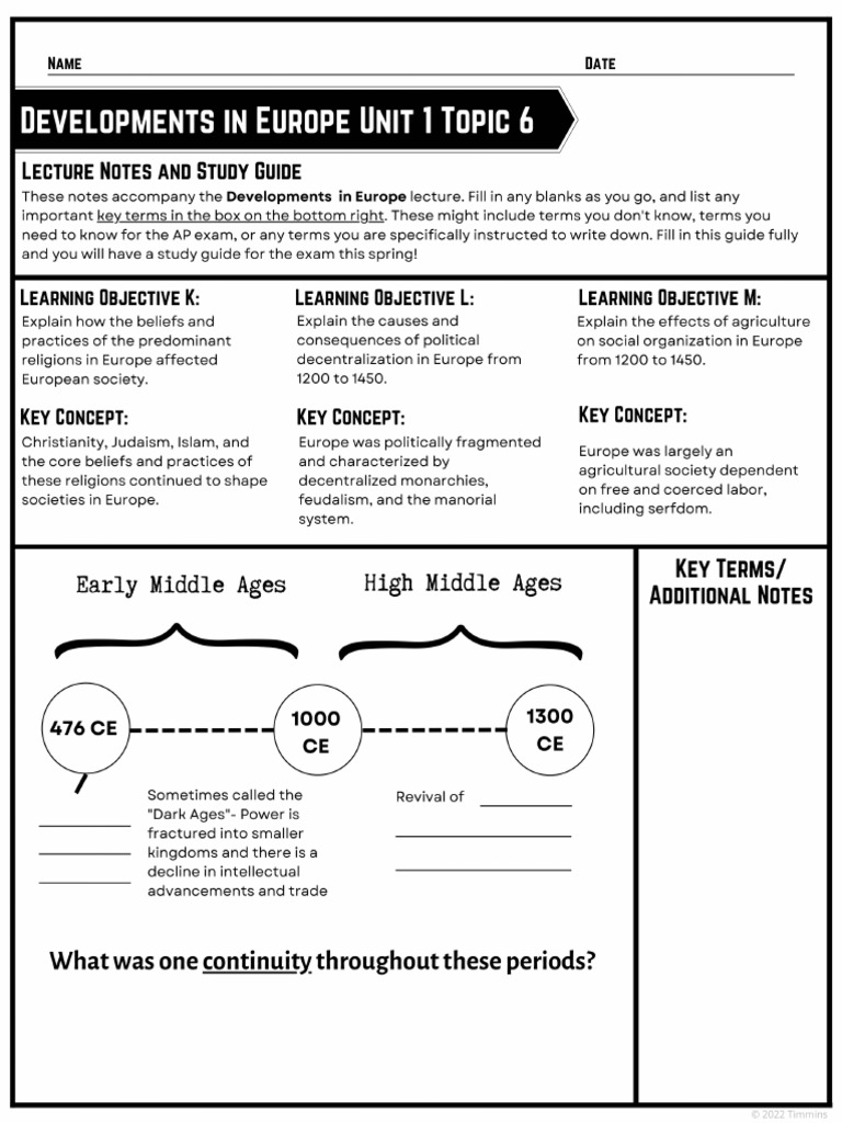 1.6 Guided Notes For Students | PDF