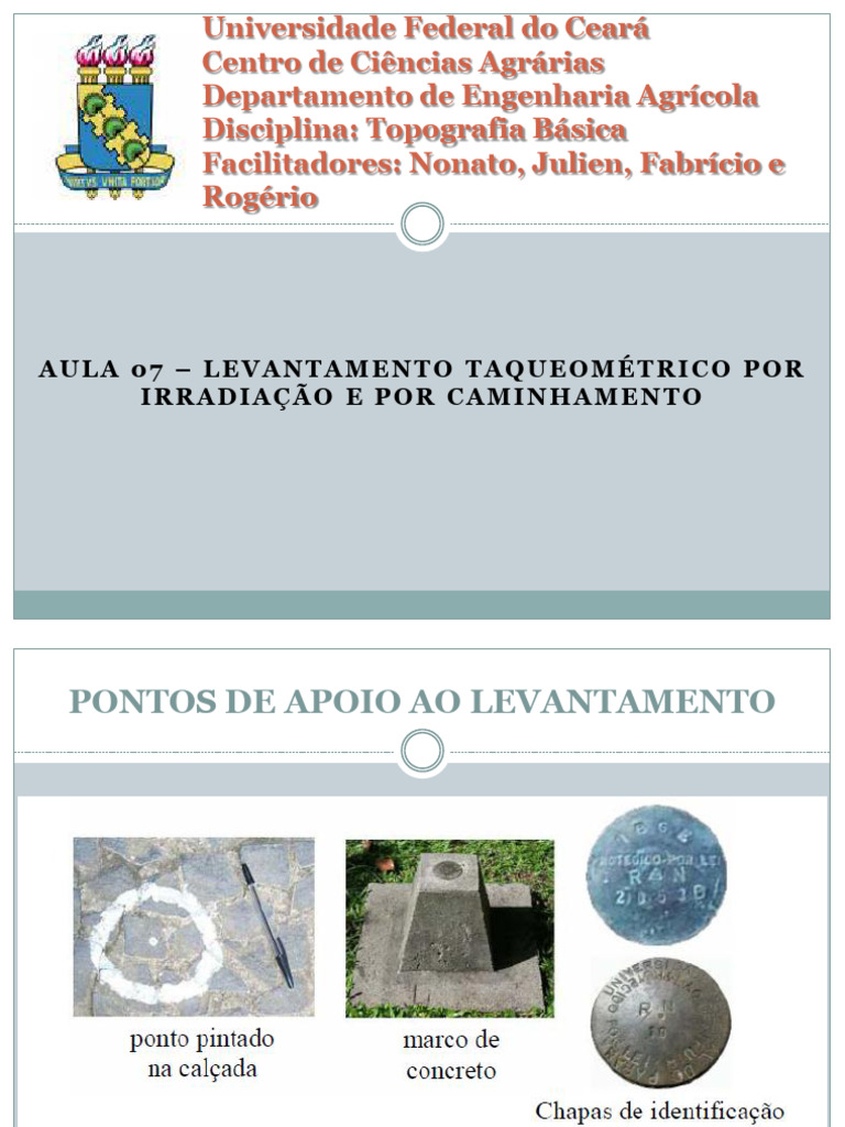 Aula07 Levantamento Topografico | PDF