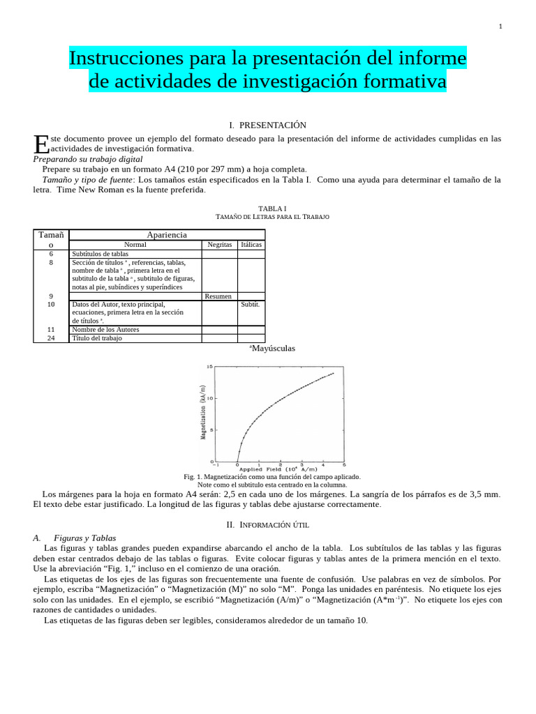 Indicaciones para El Informe | PDF | Ecuaciones