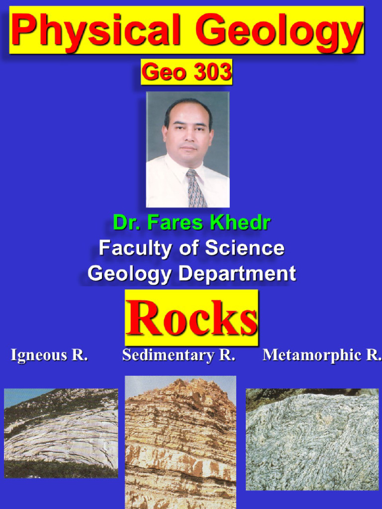 المحاضره الثانية Physical Geology (Rocks) 2- 2024 | PDF