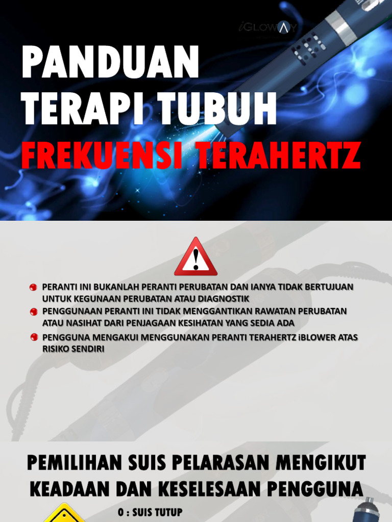 Panduan Terapi THZ Iblower Ikut Kes Malay | PDF