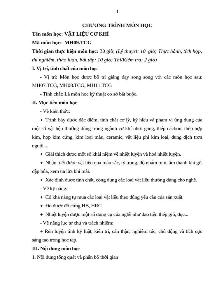 9t.vat Lieu Co Khi | PDF