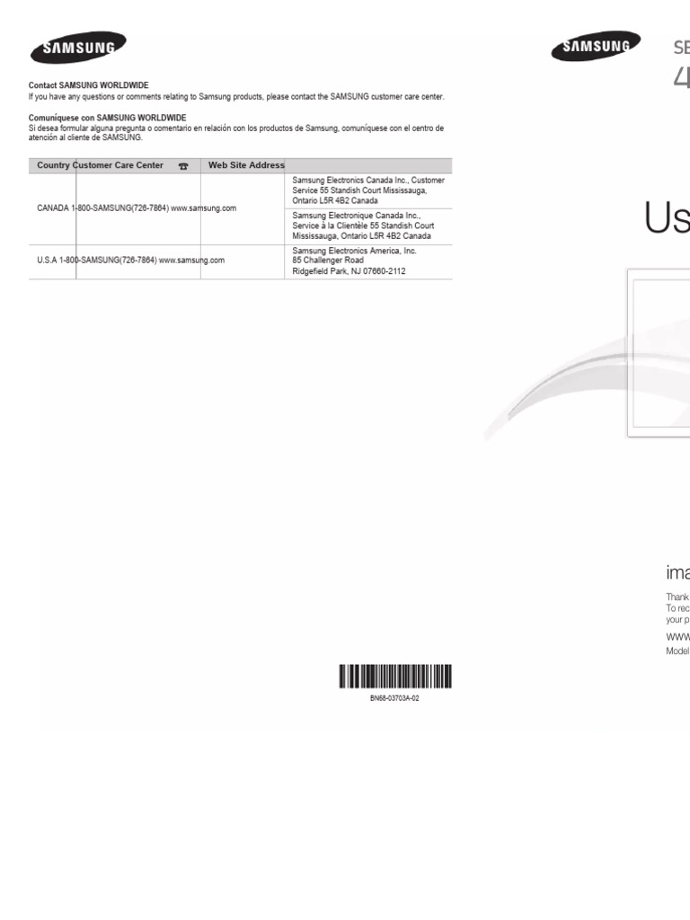 Samsung Customer Care Contact Info | PDF