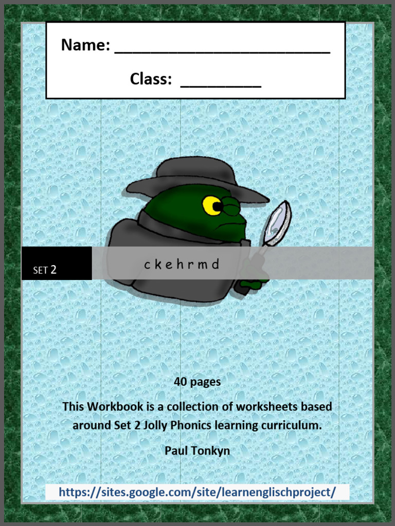 Jolly Phonics Set 2 Workbook | PDF | Phonics | Writing