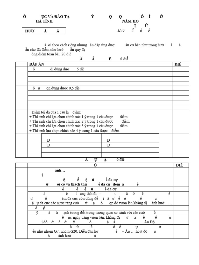 Da Su HSG 12 2024 - 2025 | PDF