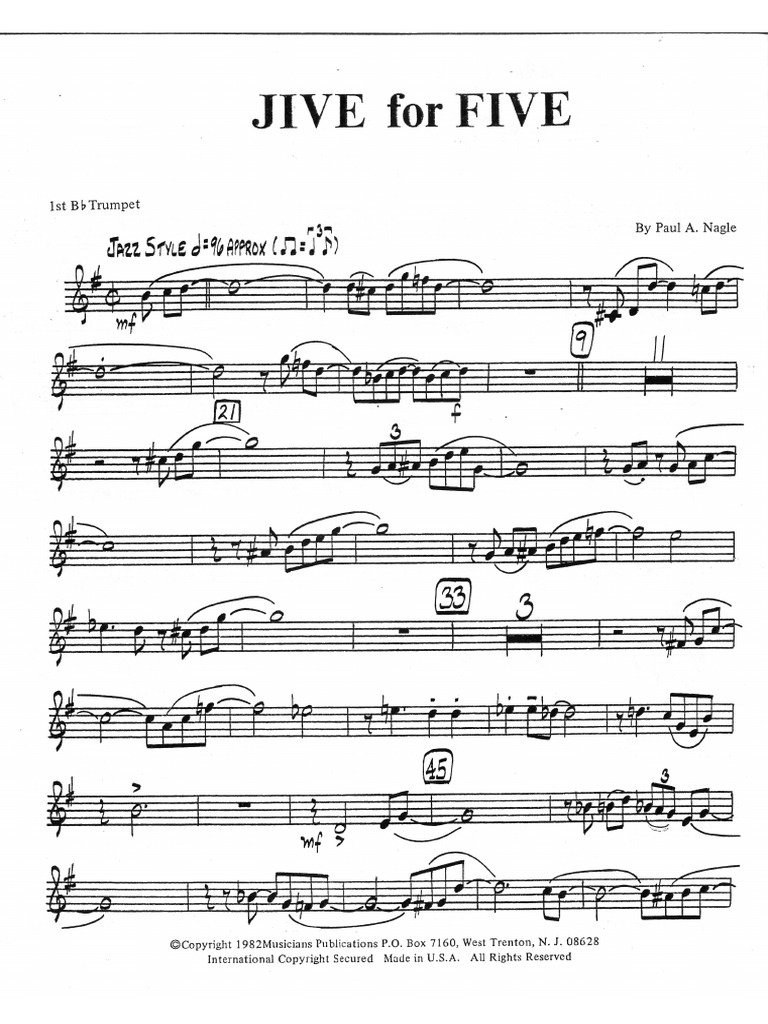 Trumpet 1st A4 | PDF
