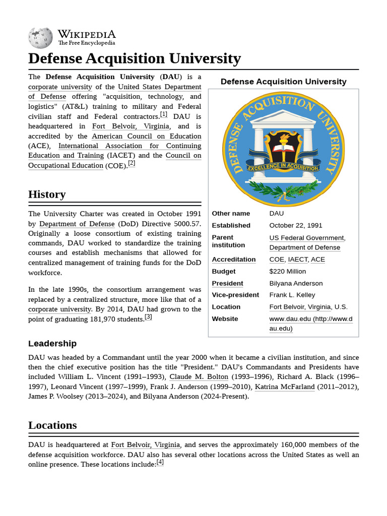 Defense Acquisition University Overview | PDF | United States ...