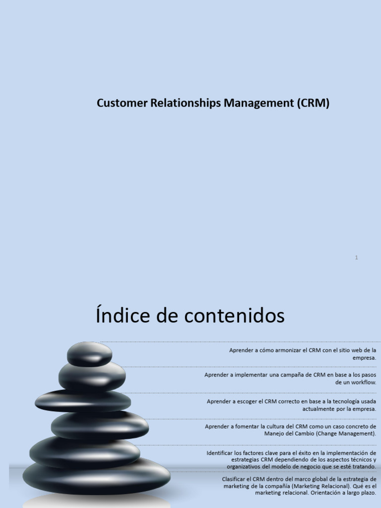 Customer Relationships Management (CRM) | PDF | Planificación de recursos empresariales ...
