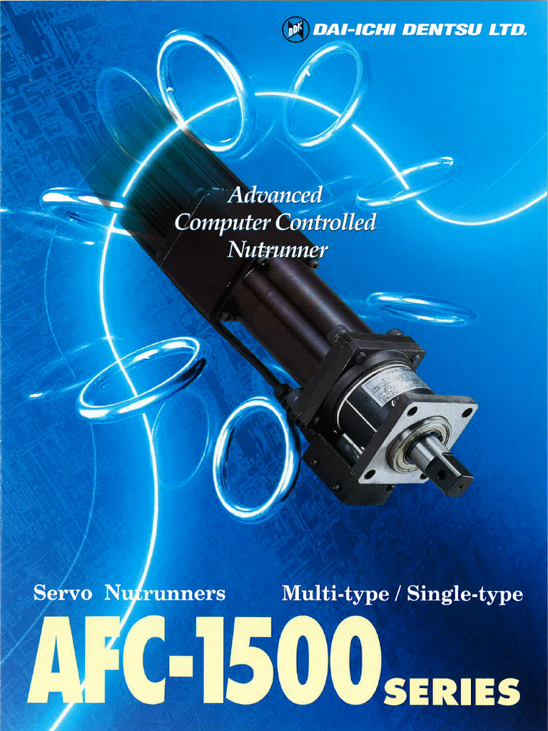 Afc-1500 Nutrunner System Ä Å Î × | PDF