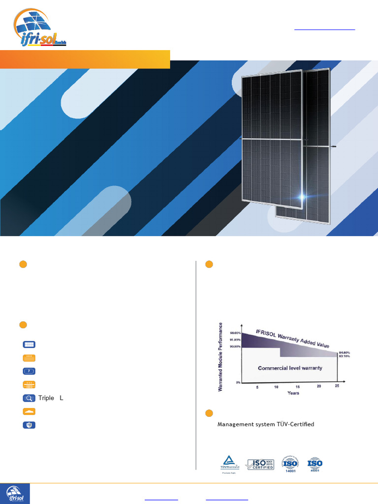 Ifrisol 415W | PDF | Photovoltaics | Electronics