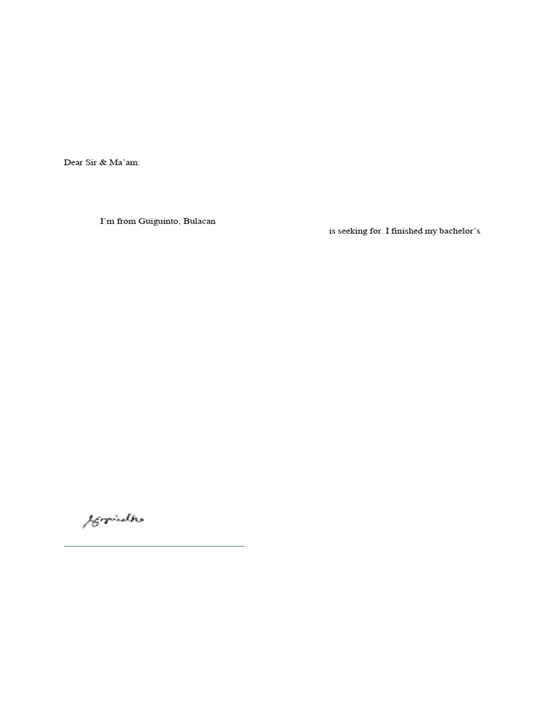 Letter of Intent BNAS (Joanne Bernadette Aguinaldo) | PDF | Teachers ...