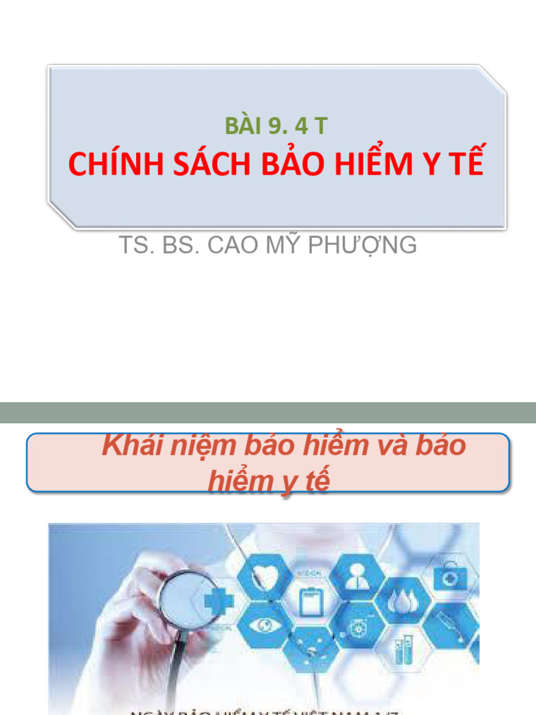 B7. Bao hiem Y TE GUI LOP 1 | PDF