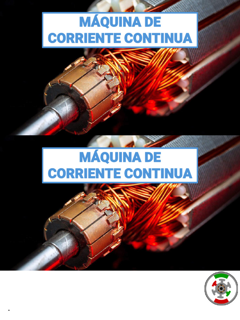 8 - Máquina de Corriente Continua | PDF | Inductor | Generador eléctrico