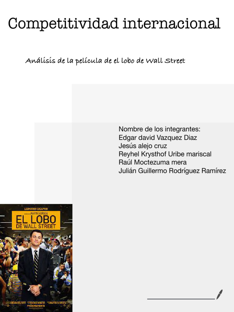Competitividad Internacional | PDF | mundo financiero | Economias
