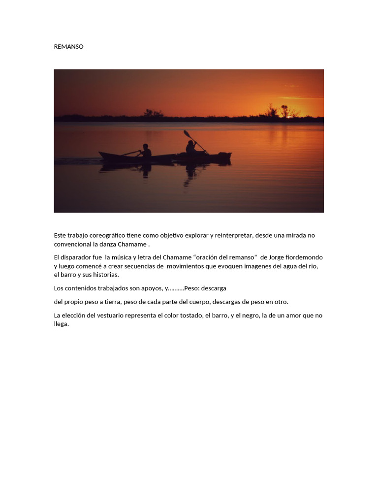 REMANSO | PDF