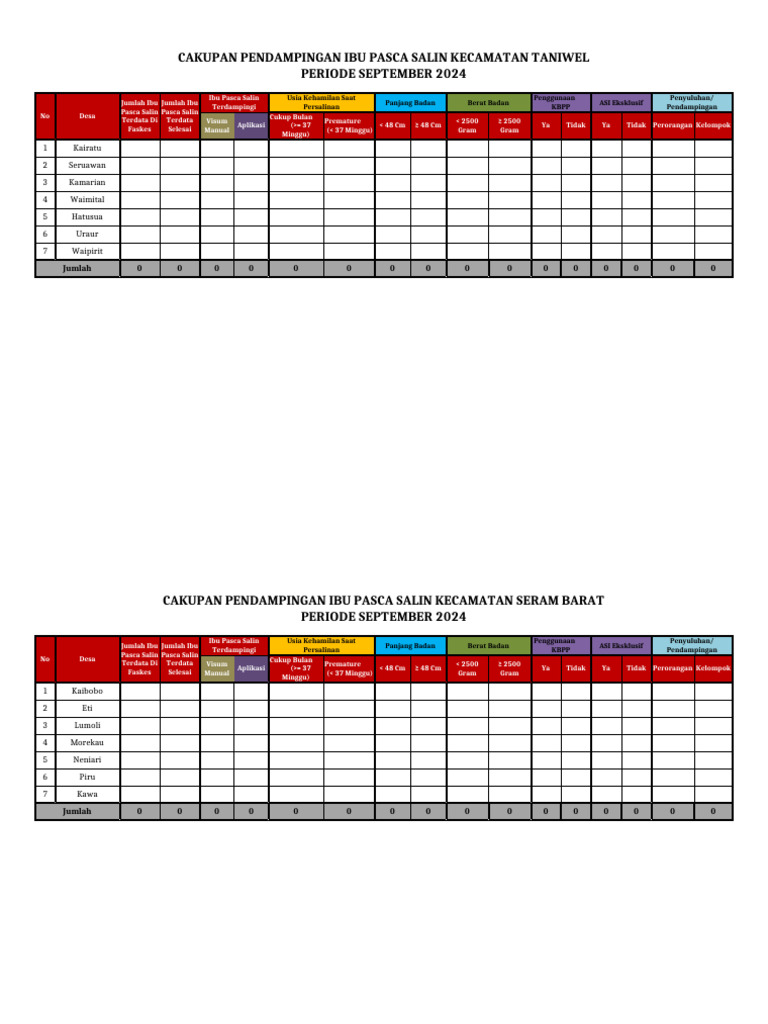 Pendampingan Ibu Pasca Salin 2024 | PDF