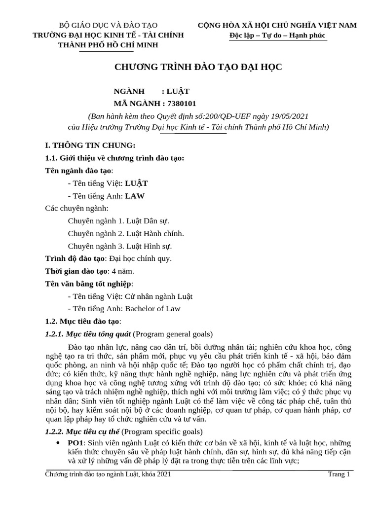 15.CTDT Luat 2021 | PDF