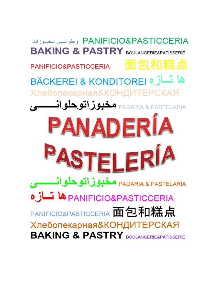 Panadería y Pastelería 2024 (1) | PDF | Alimentos | Molino (molienda)