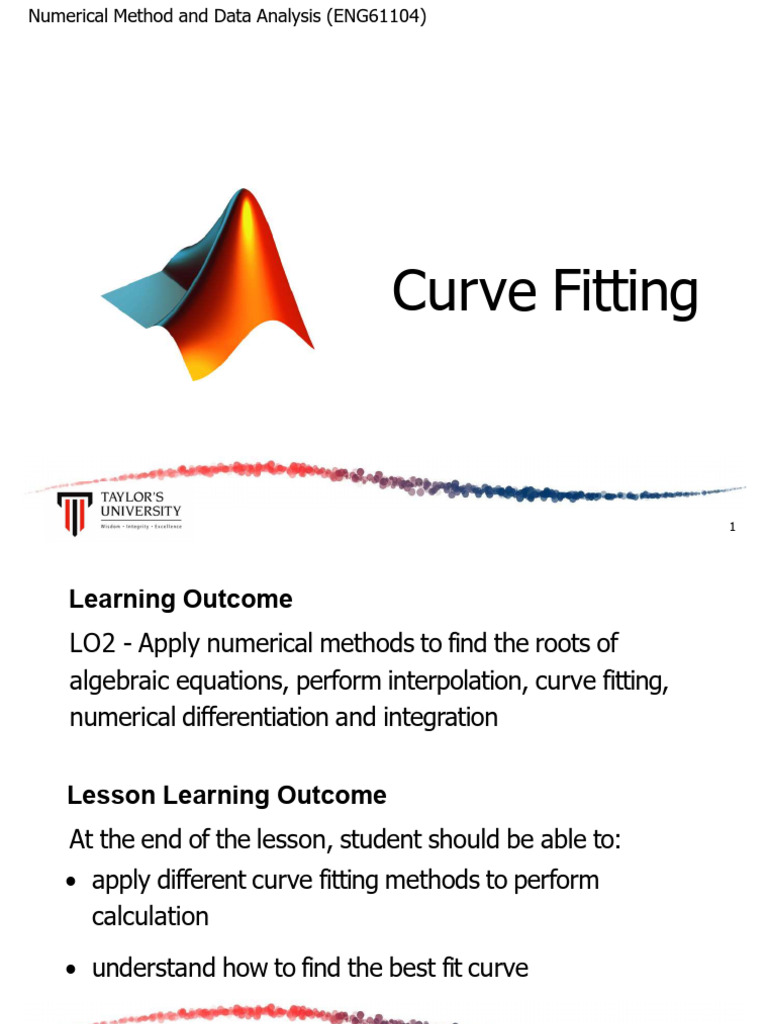 Chapter 7 Curve Fitting V2. | PDF | Errors And Residuals | Regression Analysis