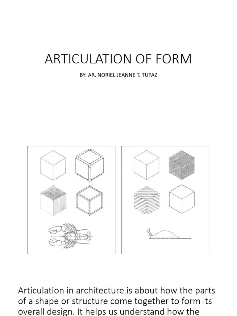 ARTICULATION-OF-FORM | PDF | Space | Shape