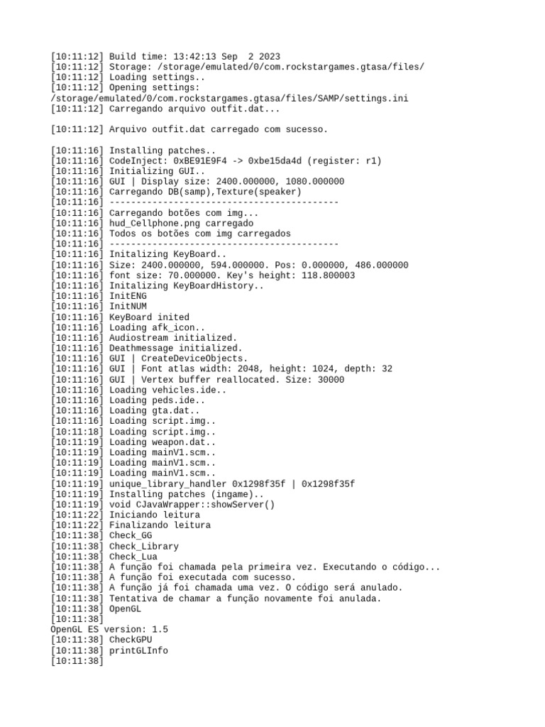 samp_log | PDF | Computação gráfica | Sistema em um chip (SoC)