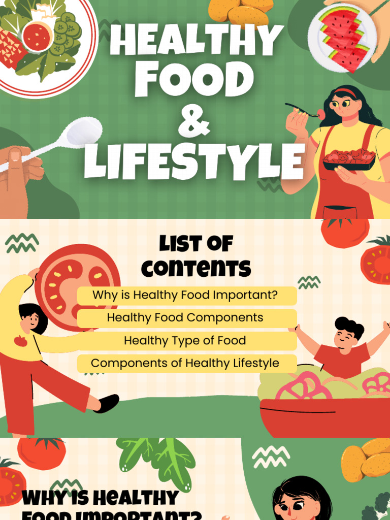Healthy Food and Lifestyle | PDF