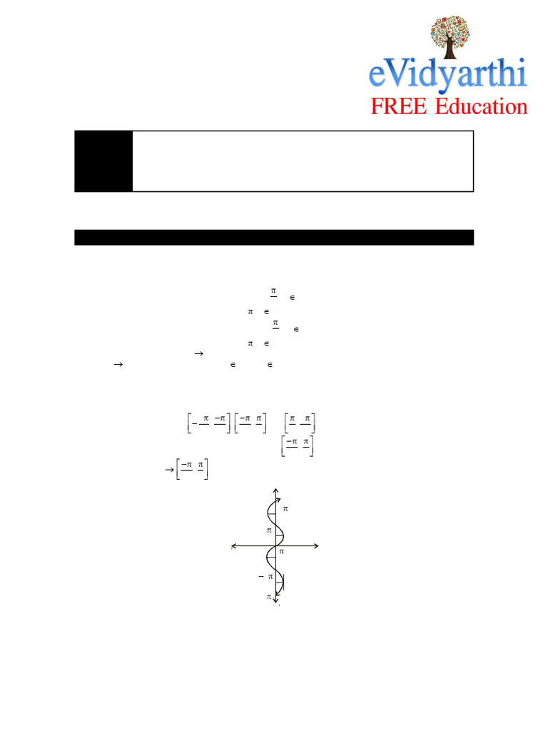 Inverse Trigonometric Functions Guide | PDF | Function (Mathematics ...